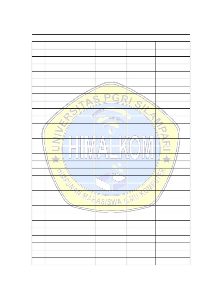 FORMULIR PENDAFTARAN ANGGOTA DIVISI PENDIDIKAN HIMALKOM | PDF