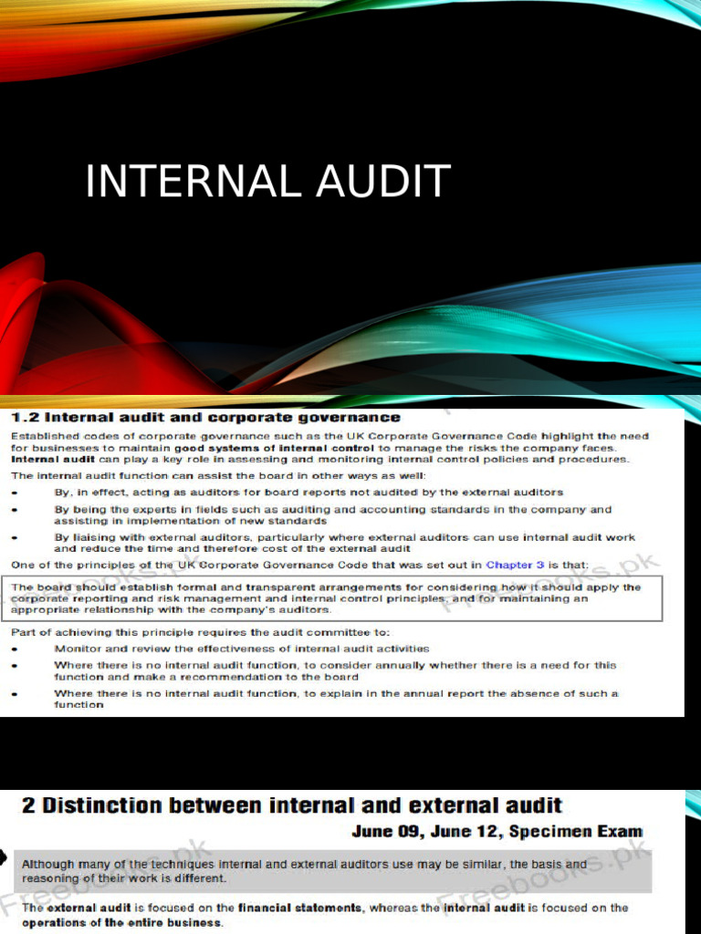 Week#6 Internal Audit | PDF