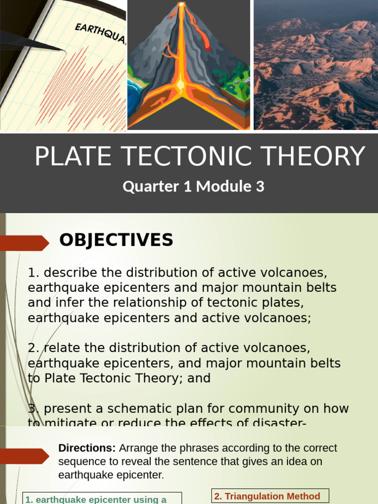 Tectonic Plates and Earthquake Epicenters | PDF | Plate Tectonics | Volcano