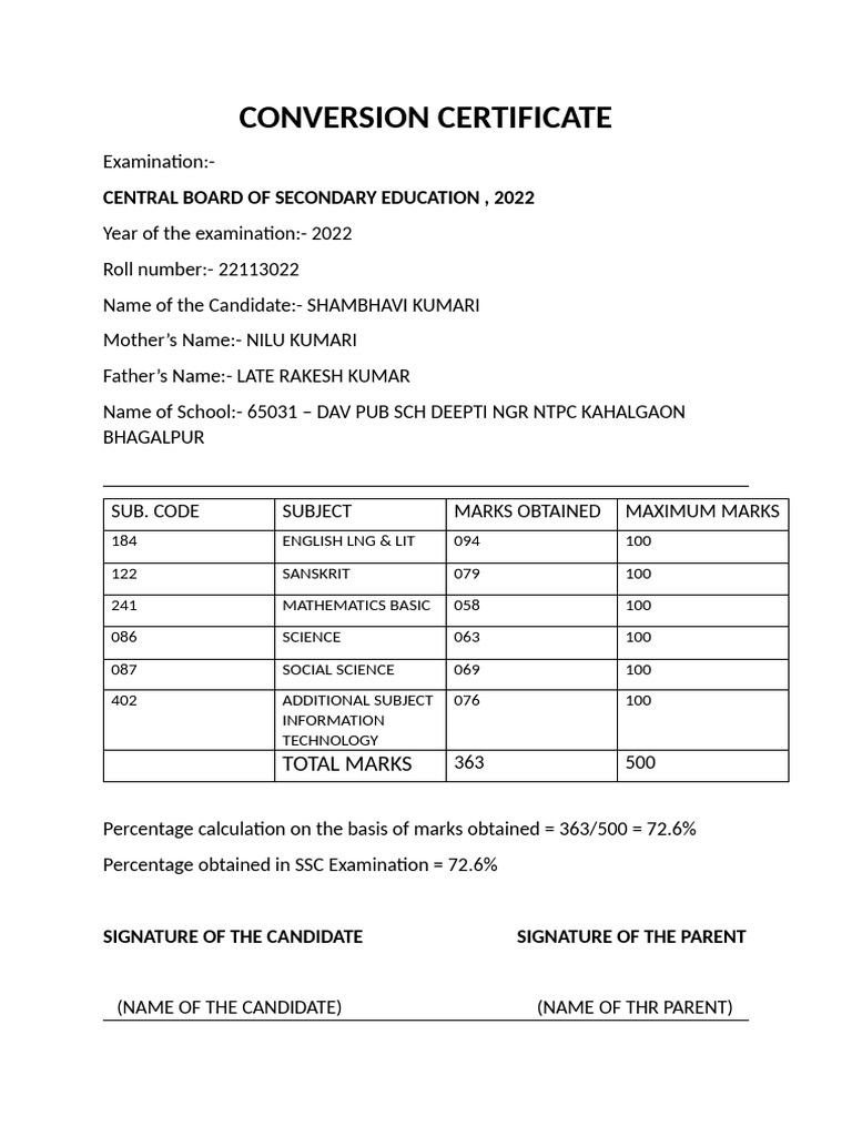 Conversion Cet | PDF