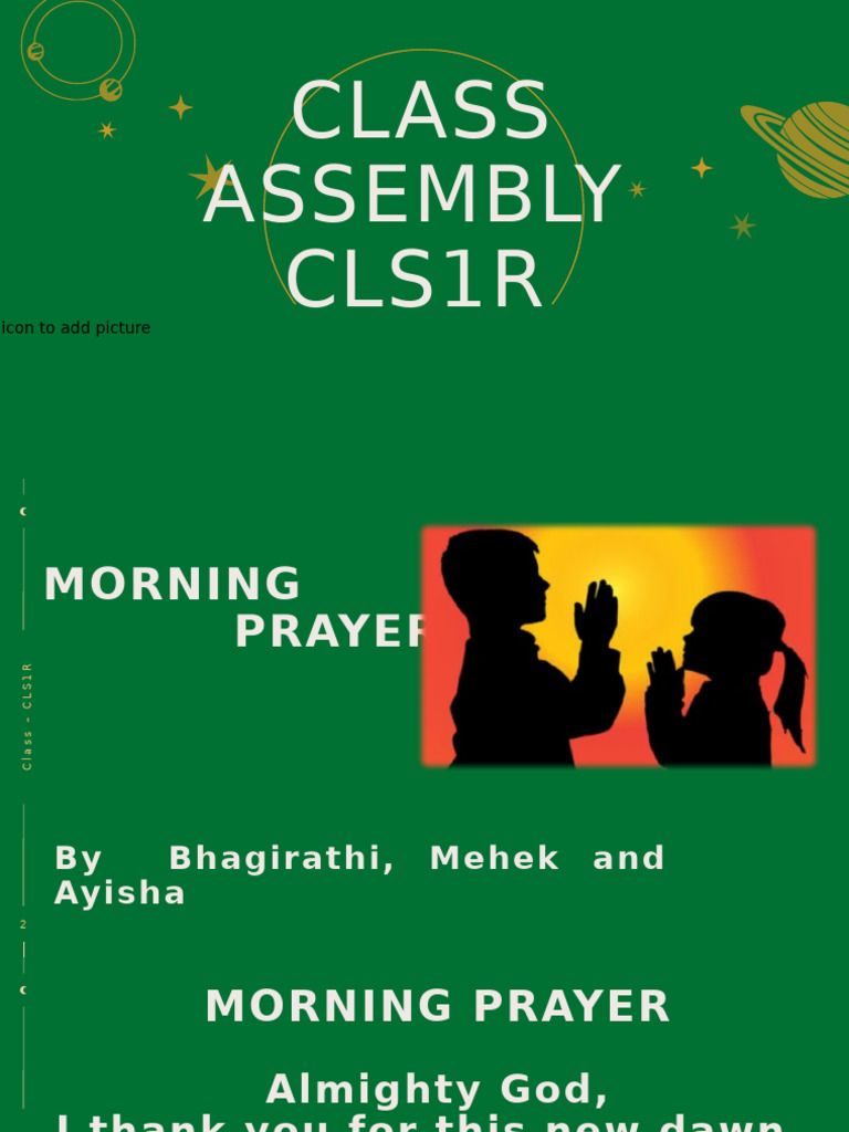 Class Assembly PPT CLS1R - 2025-1 | PDF