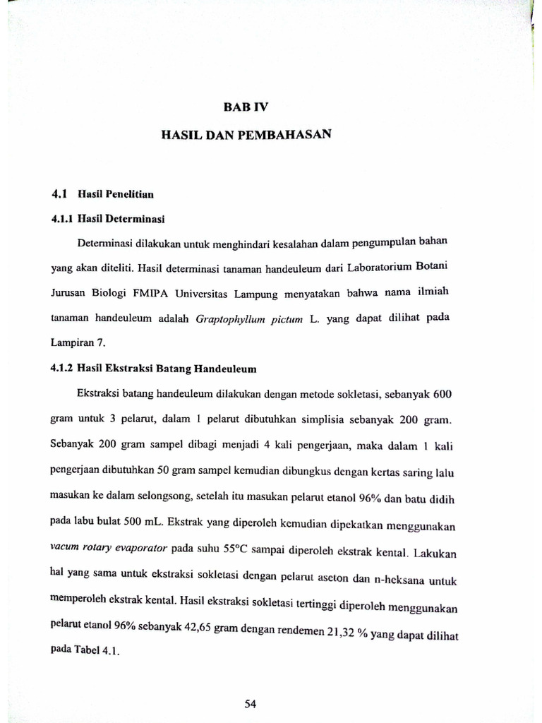 Skripsi Kating Bab 4 | PDF