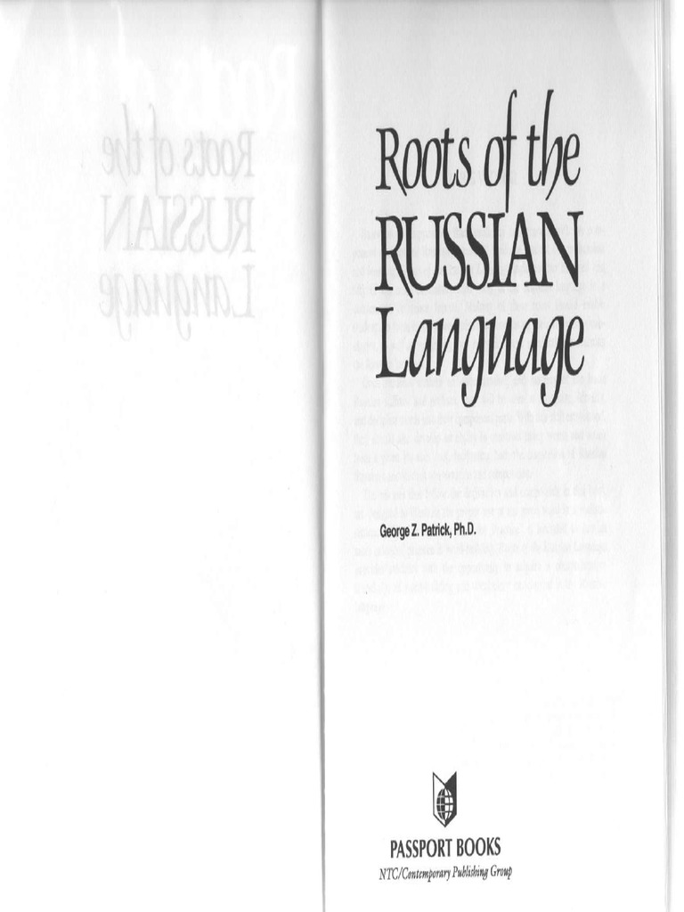 Roots of The Russian Language Compressed | PDF