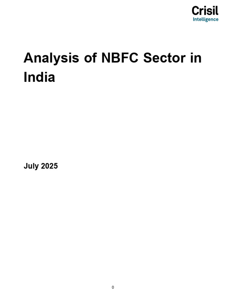 NBFC Sector Analysis India 2025 | PDF | Chess Theory | Chess