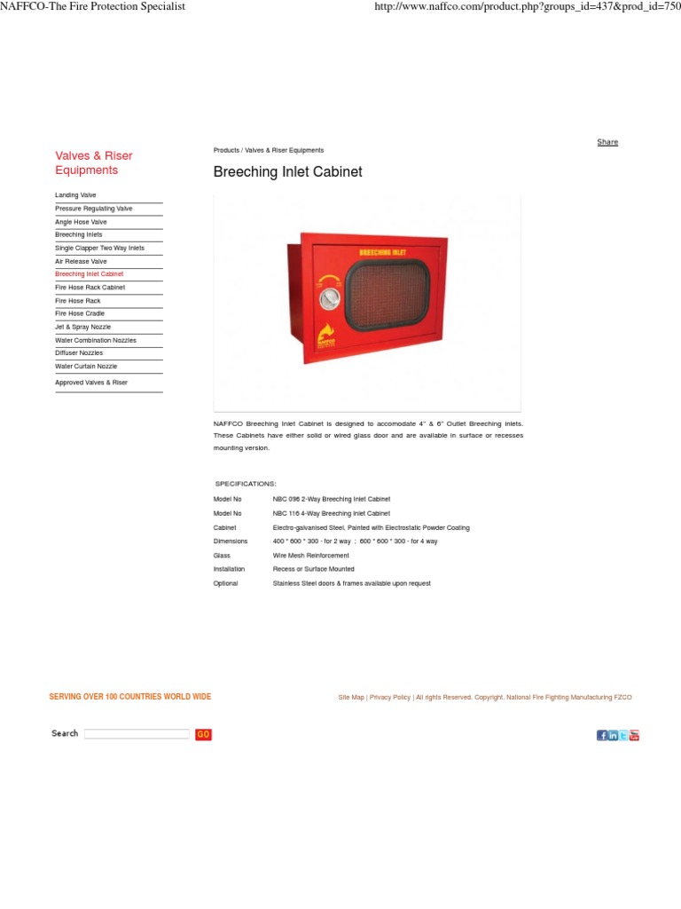 NAFFCO-The Fire Protection Specialist | PDF