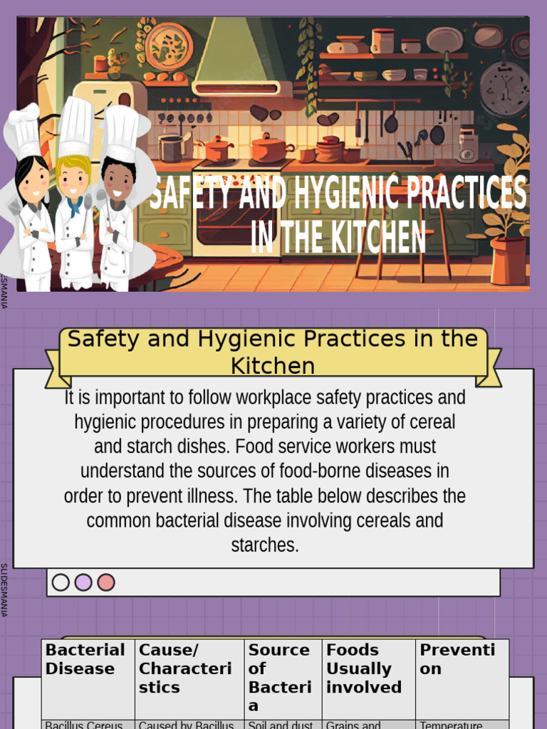 LESSON 8-Safety and Hygienic Practices in The Laboratory Kitchen | PDF ...