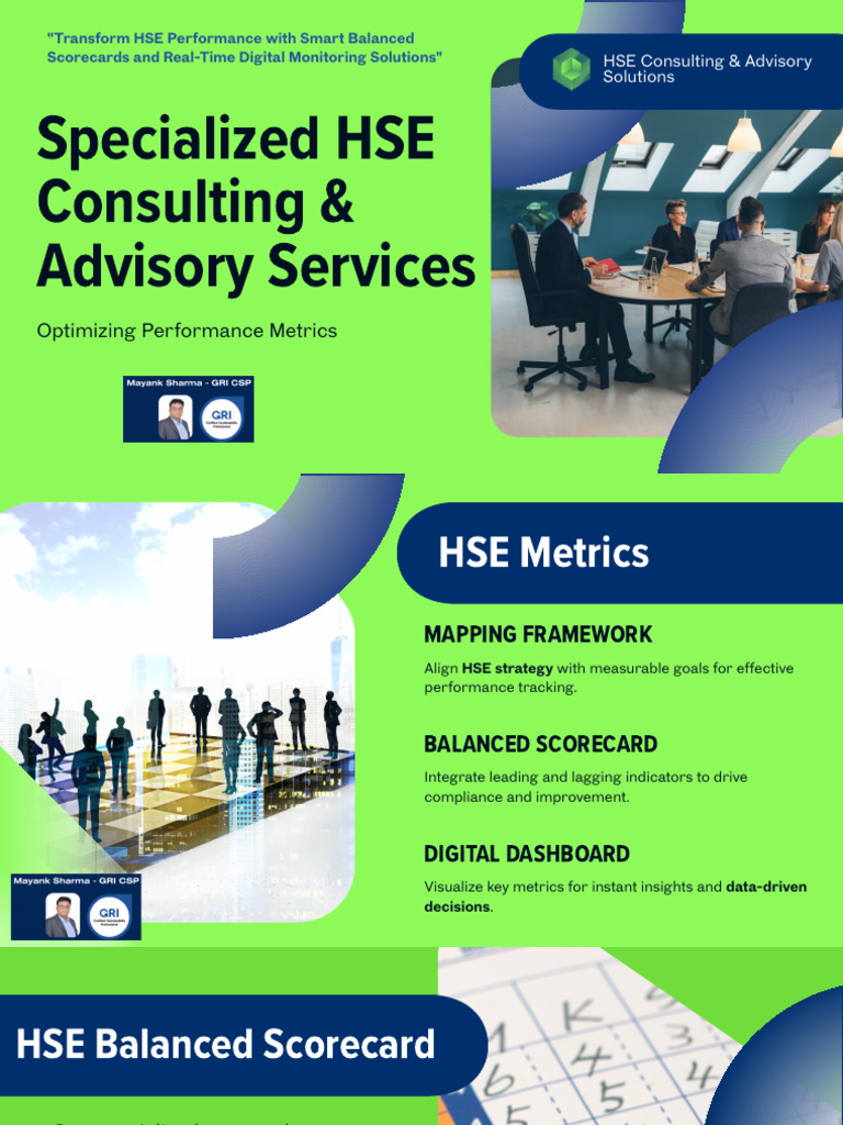 HSE Consulting and Advisory Services | PDF