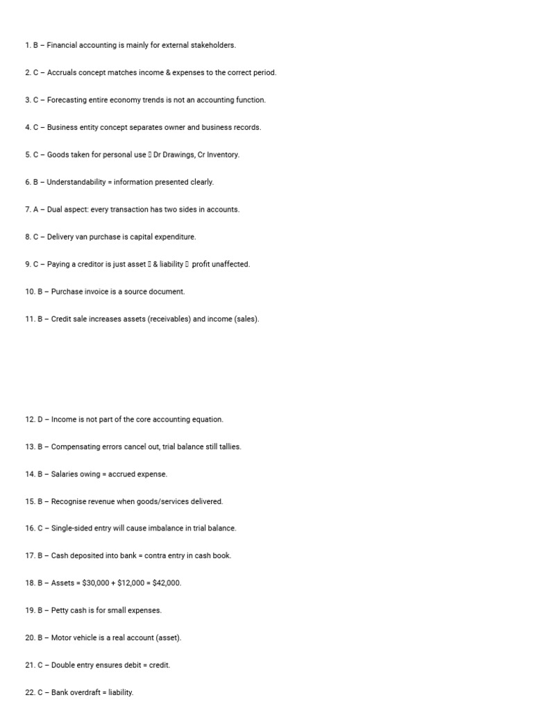 Key Concepts in Financial Accounting | PDF | Debits And Credits | Expense