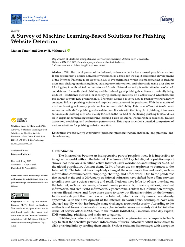 make-03-00034 | PDF | Phishing | World Wide Web