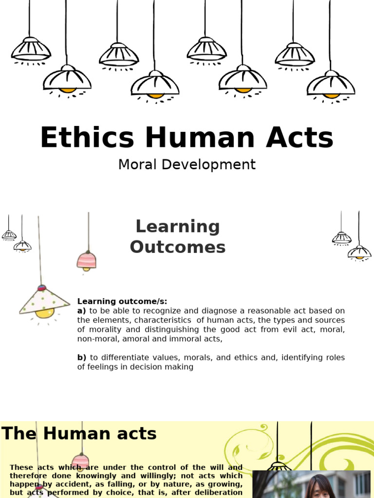 HUman Acts Ethics | PDF | Intention | Morality