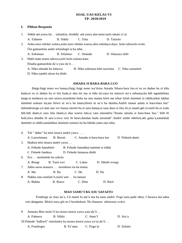 B Nias | PDF