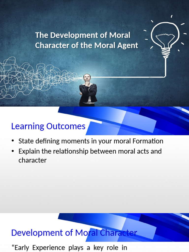Development of Moral Character | PDF | Morality | Paul The Apostle
