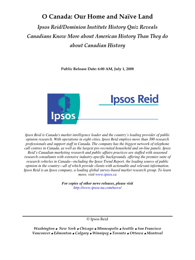 O Canada: Our Home and Naïve Land | PDF | Alberta | Canada