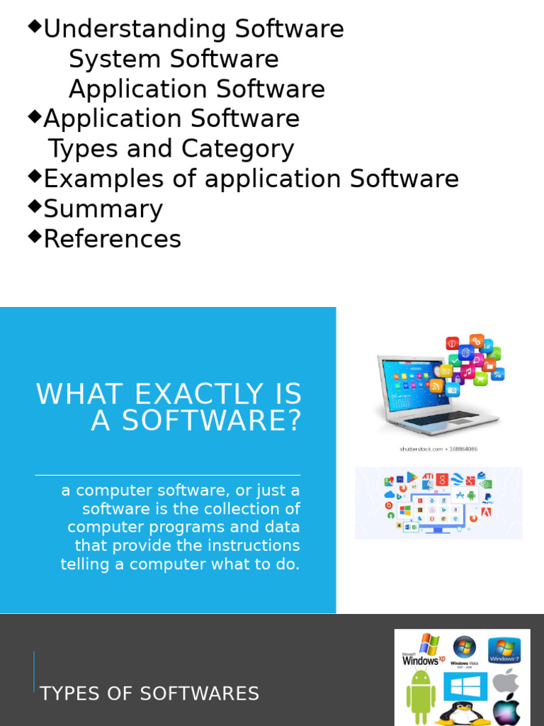 Unit 1 Part2 - Types of Software | PDF | Programming | Computer Program