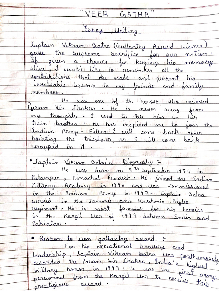 Captain Vikram Batra by Chandan | PDF