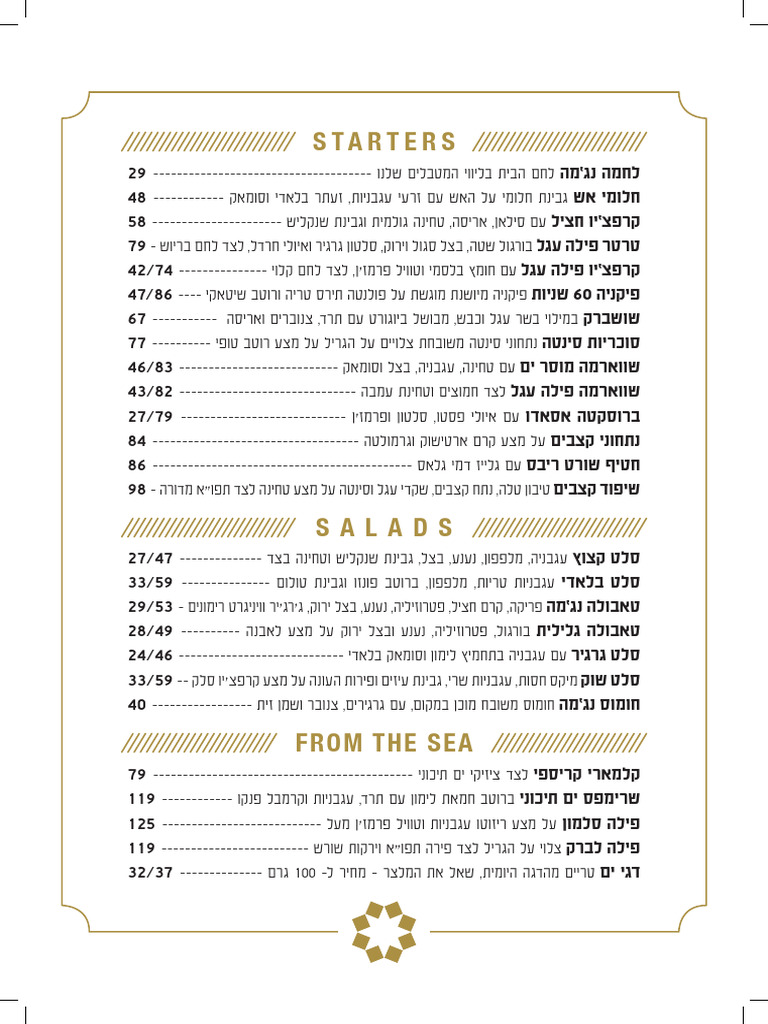Menu Najma HEB 300624 | PDF