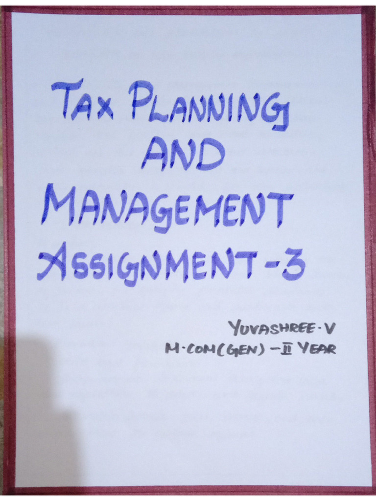 Yuvashree V TPM Assignment 3 | PDF