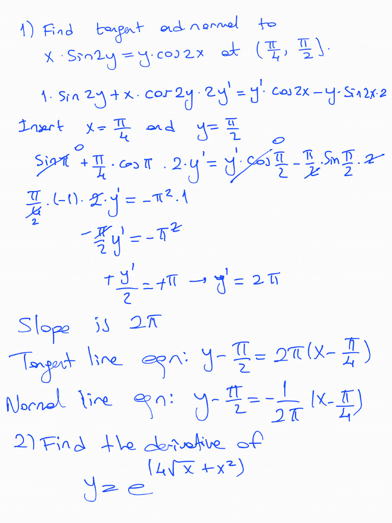 3 Differentiation-Solved Problems | PDF