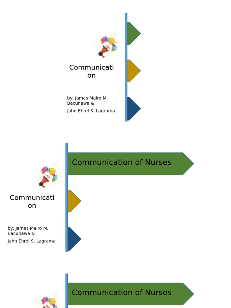 Communication For Nurses Journalist and Tour Guides | PDF ...