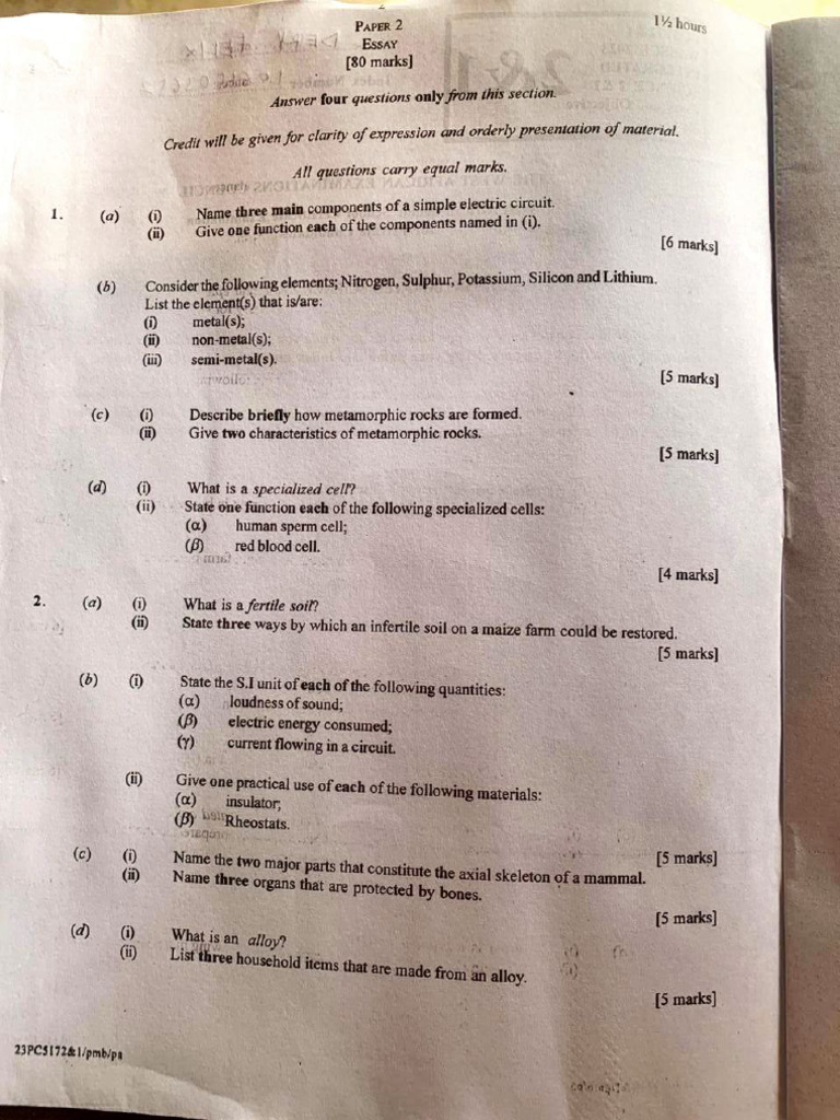 Integrated Science Trial | PDF