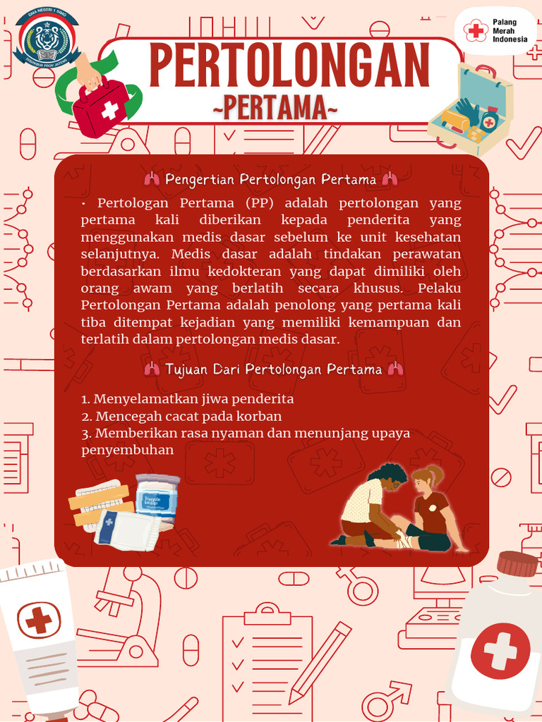 Poster Pelatihan Pertolongan Pertama PMR | PDF