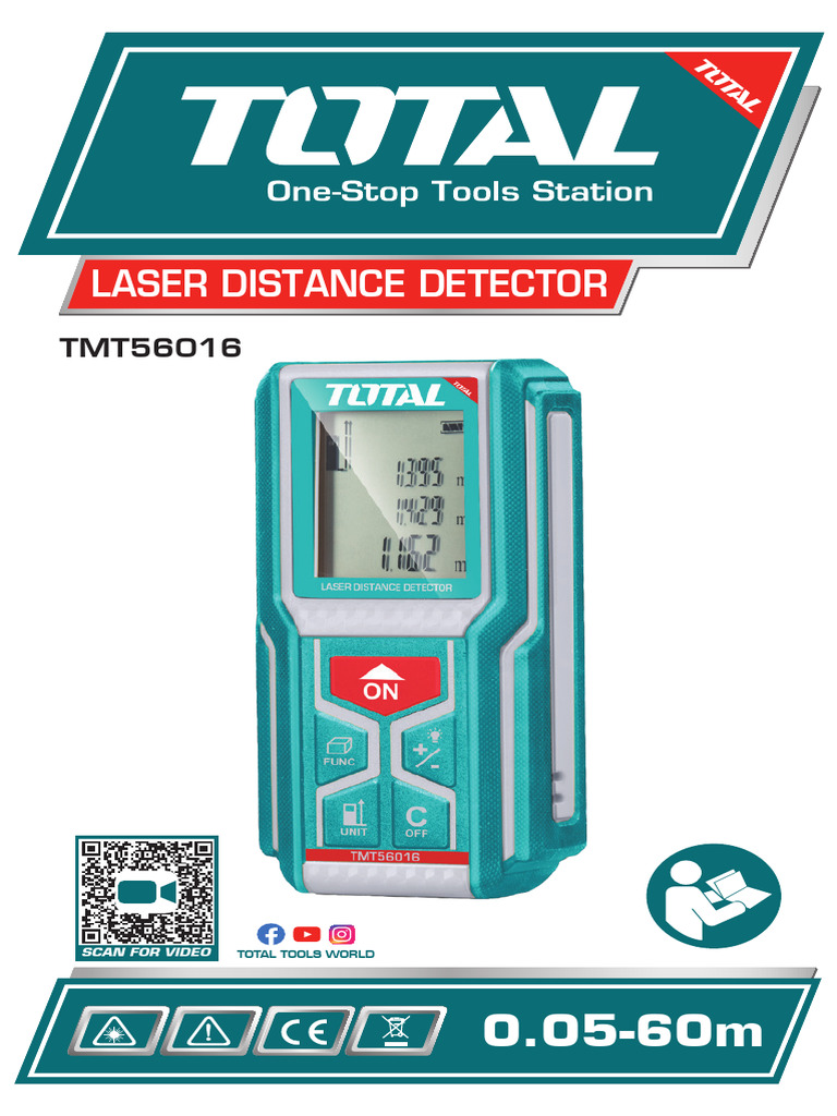 TMT56016 Laser Distance Meter Guide | PDF | Accuracy And Precision