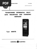 CDG-CDD-CDG-Series-Relay OC EF Elctromechanical Relay Manual PDF | PDF