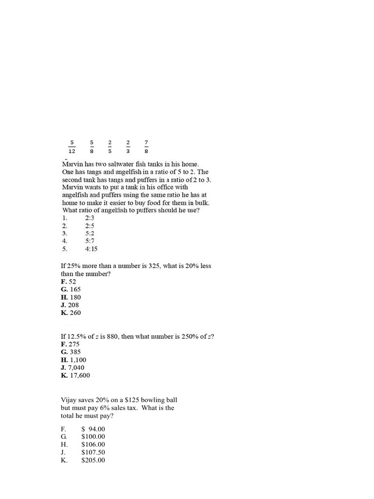 Math Course Enrollment Statistics | PDF