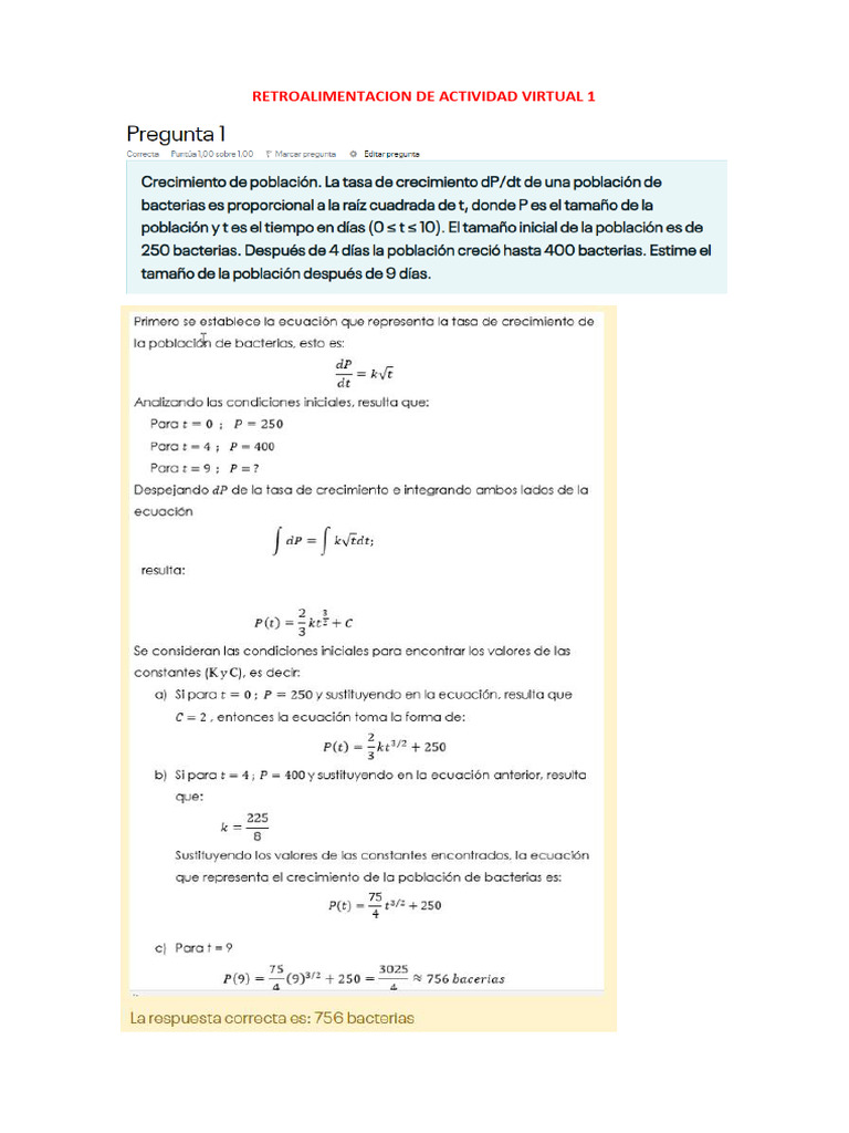 Retroalimentacion de Actividad Virtual 1 | PDF