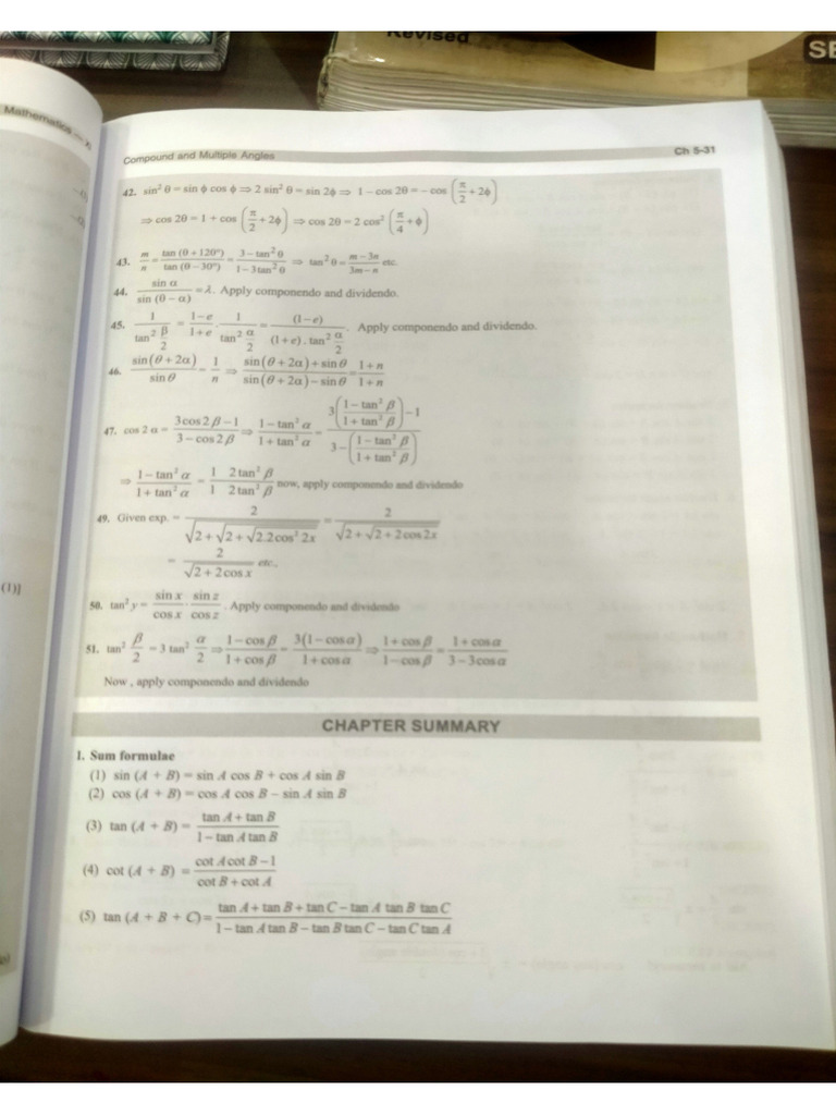 Isc Trigonometry Class 11 | PDF