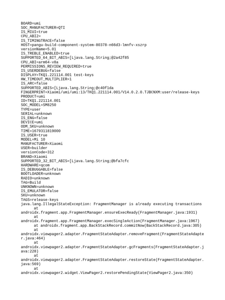 Crash | PDF | System Software | Tablet Computer