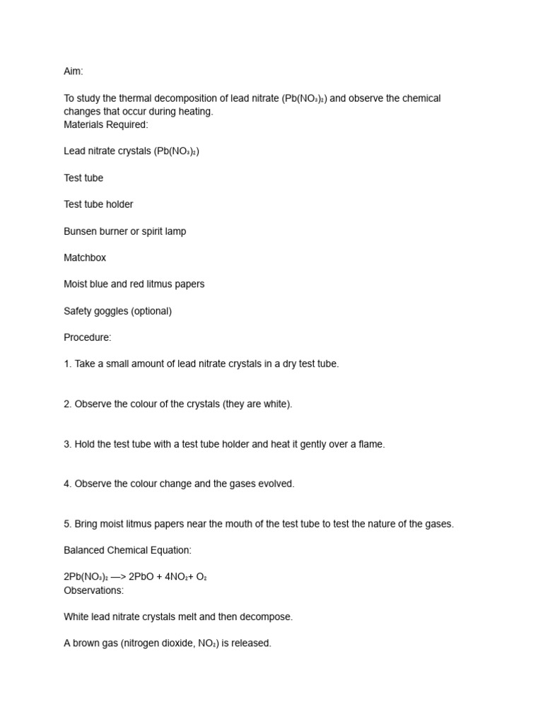PB (NO3) 2 | PDF