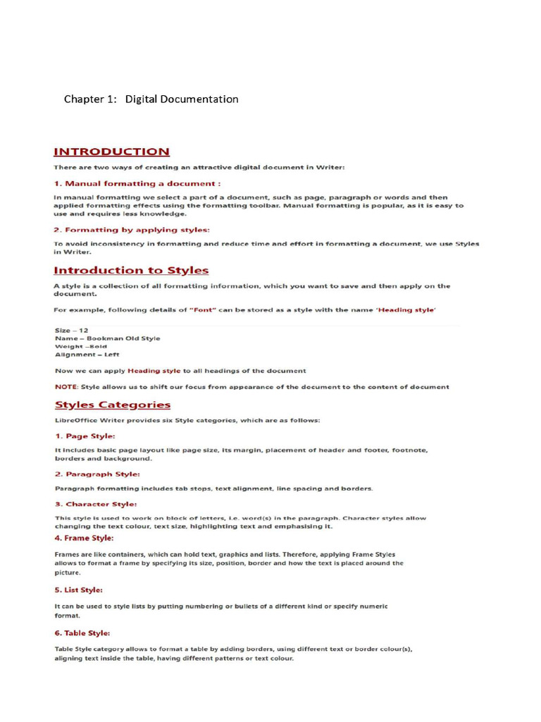 CH 1 Digital Documentation | PDF