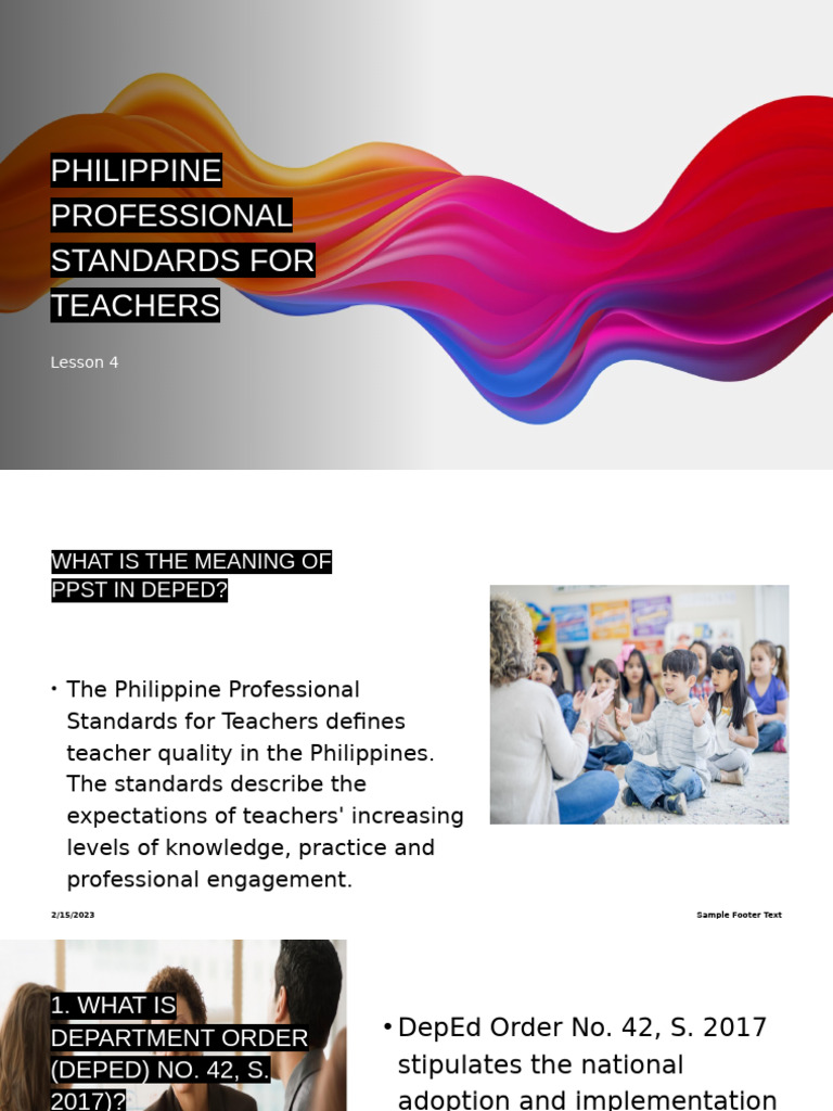 Philippine Professional Standards for Teachers | PDF | Learning | Teachers