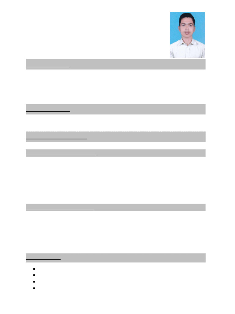 Cv of Ajit Biswas (1) (1) | PDF