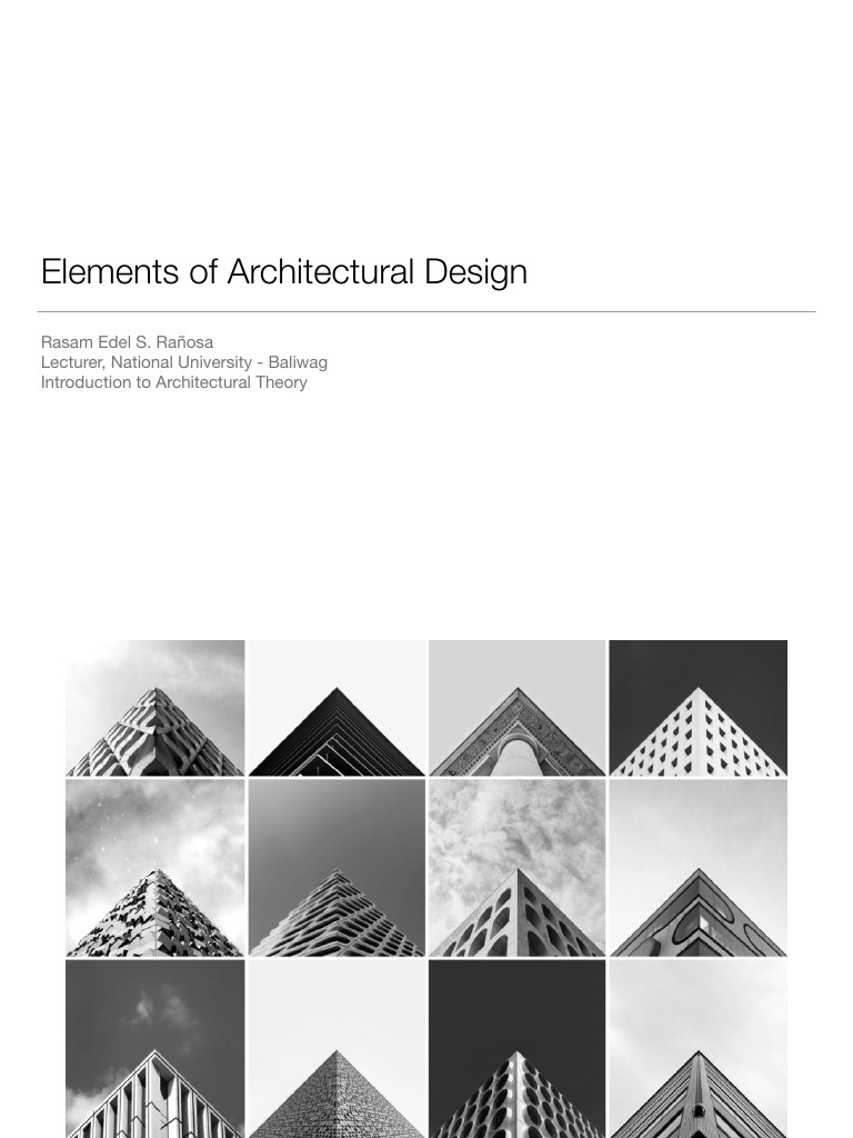Key Elements of Architectural Design | PDF