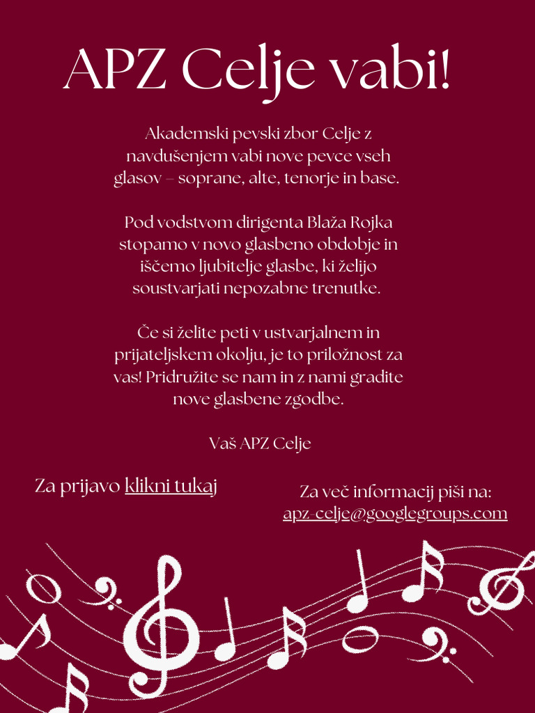 APZ Celje Vabi! | PDF