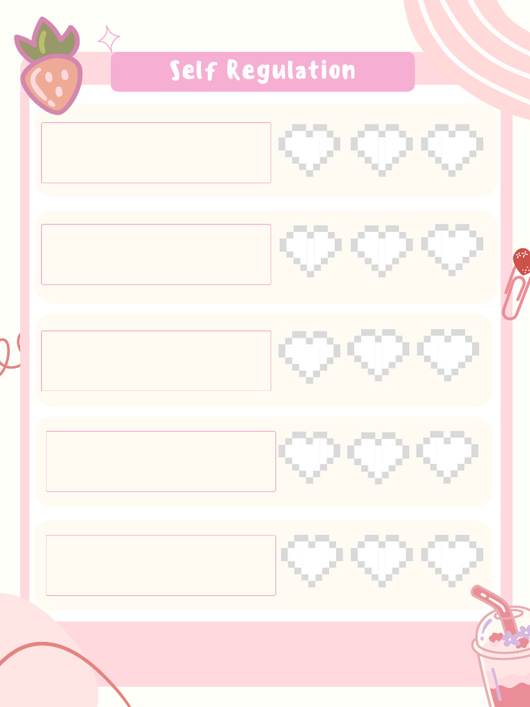 Helena's Self Regulation Chart | PDF