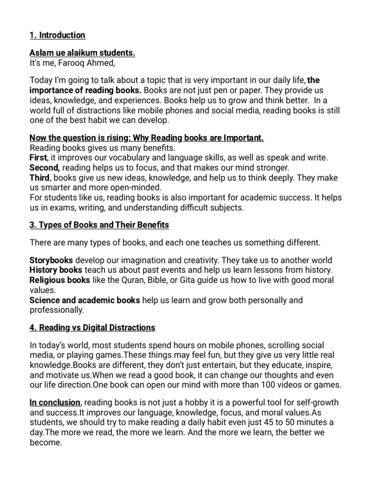 The Power of Reading in Daily Life | PDF