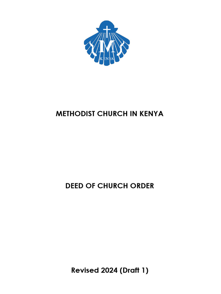 Church Constitution Draft 2024 | PDF | Methodism | Christian Church