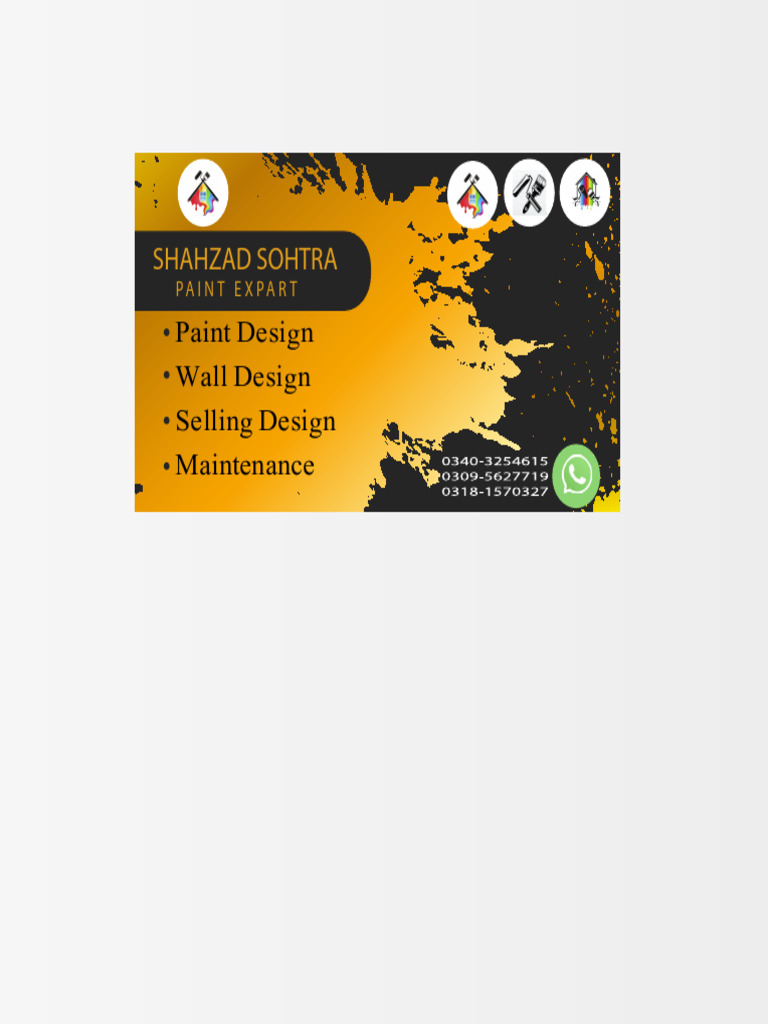 paint card final | PDF