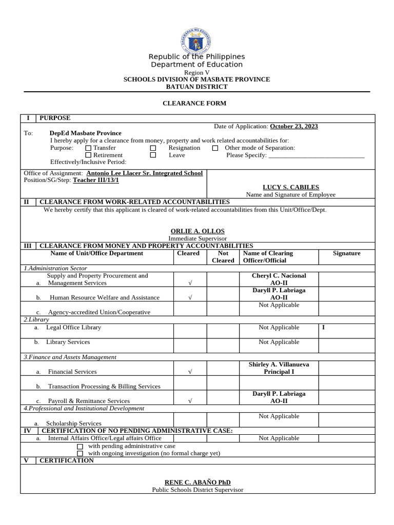 District Clearance - 2024 | PDF | Economies