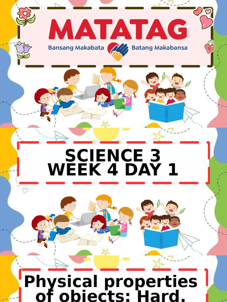 Science Quarter 1 Week 4 Day 1-4 | PDF | Learning | Cognitive Science