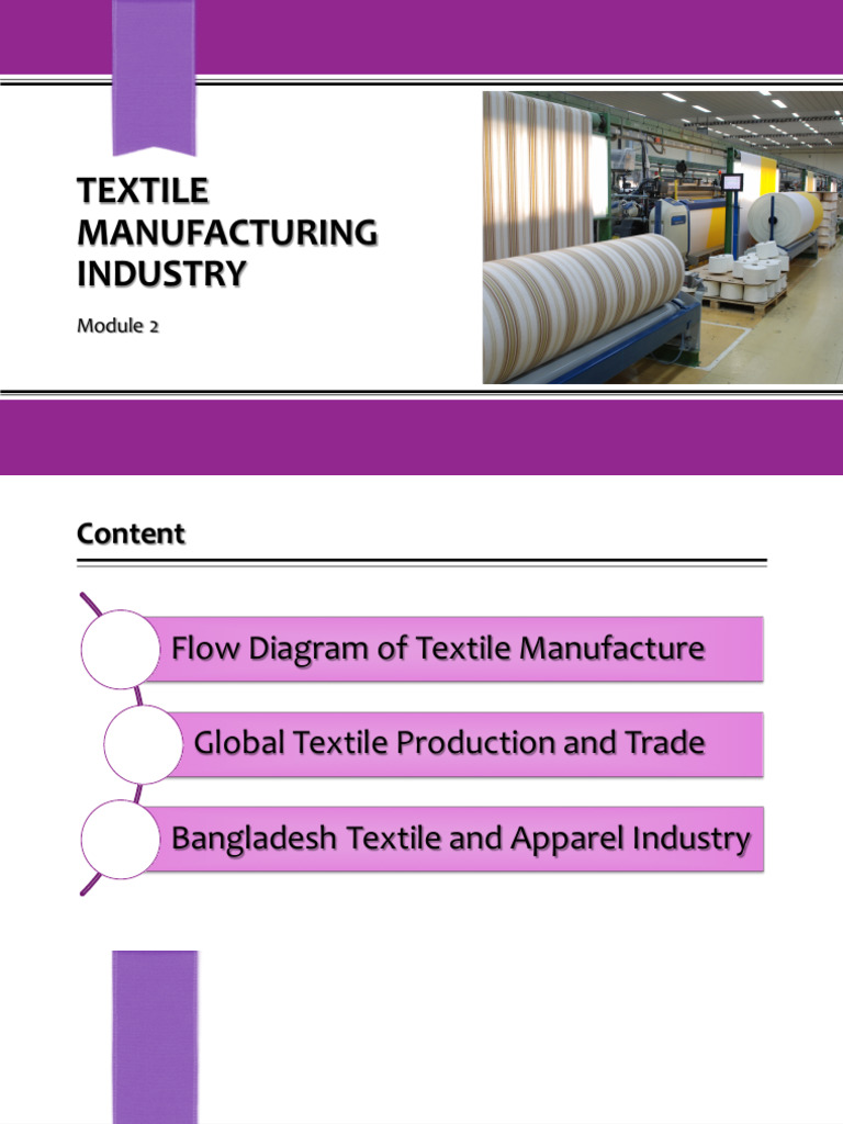 TRM I Module 2 Textile Manufacturing Industry | PDF | Textiles | Jute