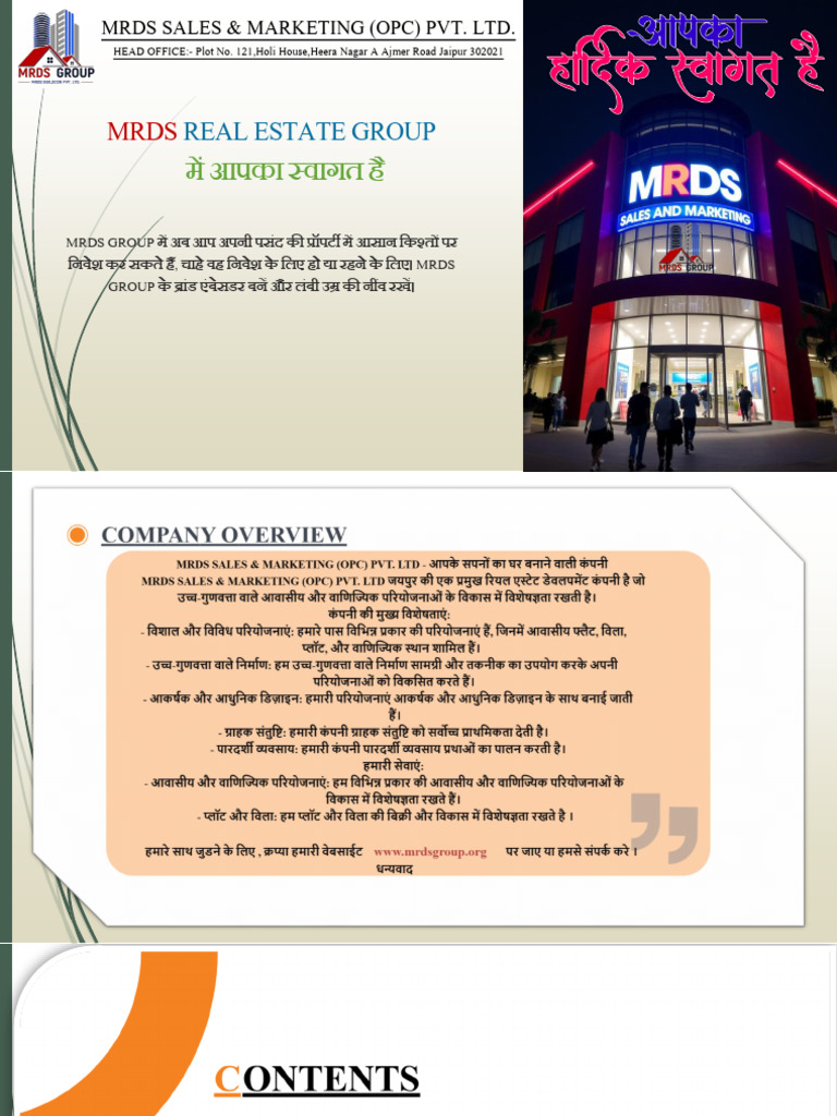 MRDS Group Jaipur | PDF