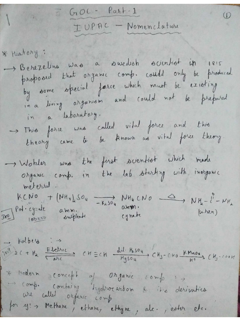 IUPAC NOMENCLATURE For Class 12th PDF | PDF