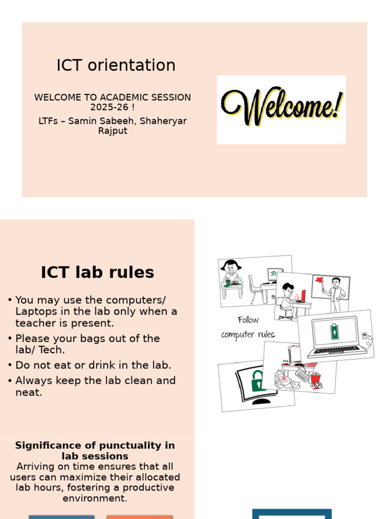 ICT Orientation | PDF
