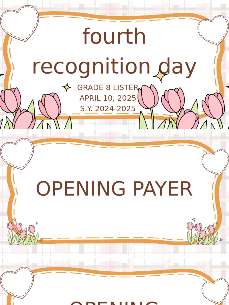 g8 Lister Recognition 2025 | PDF