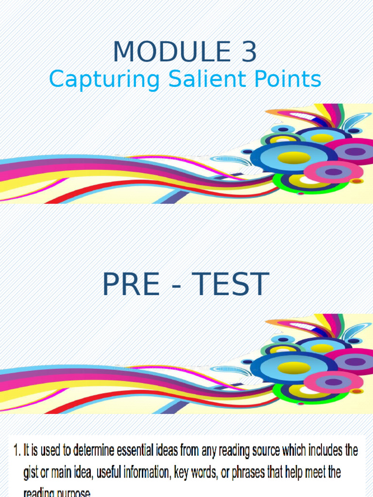 Quarter 1 Module 3 Eapp | PDF