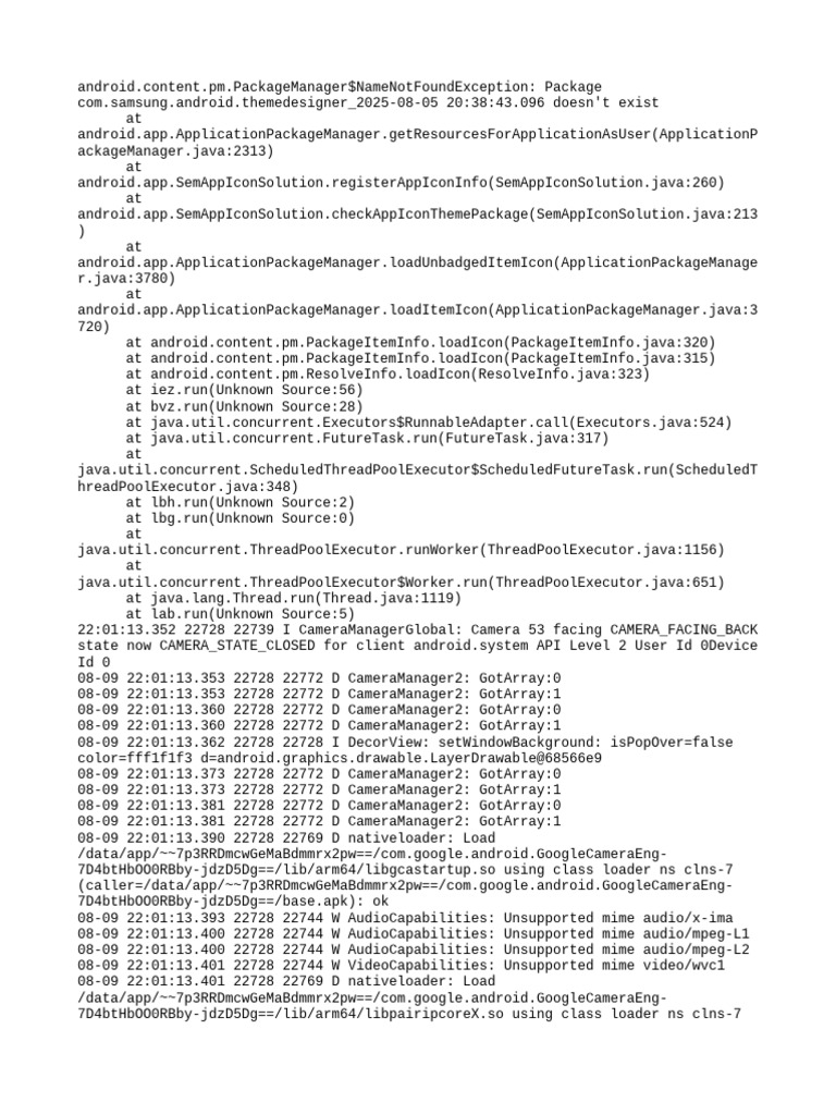 Log Cat 1754748073285 Pdf Java Programming Language Android 1130